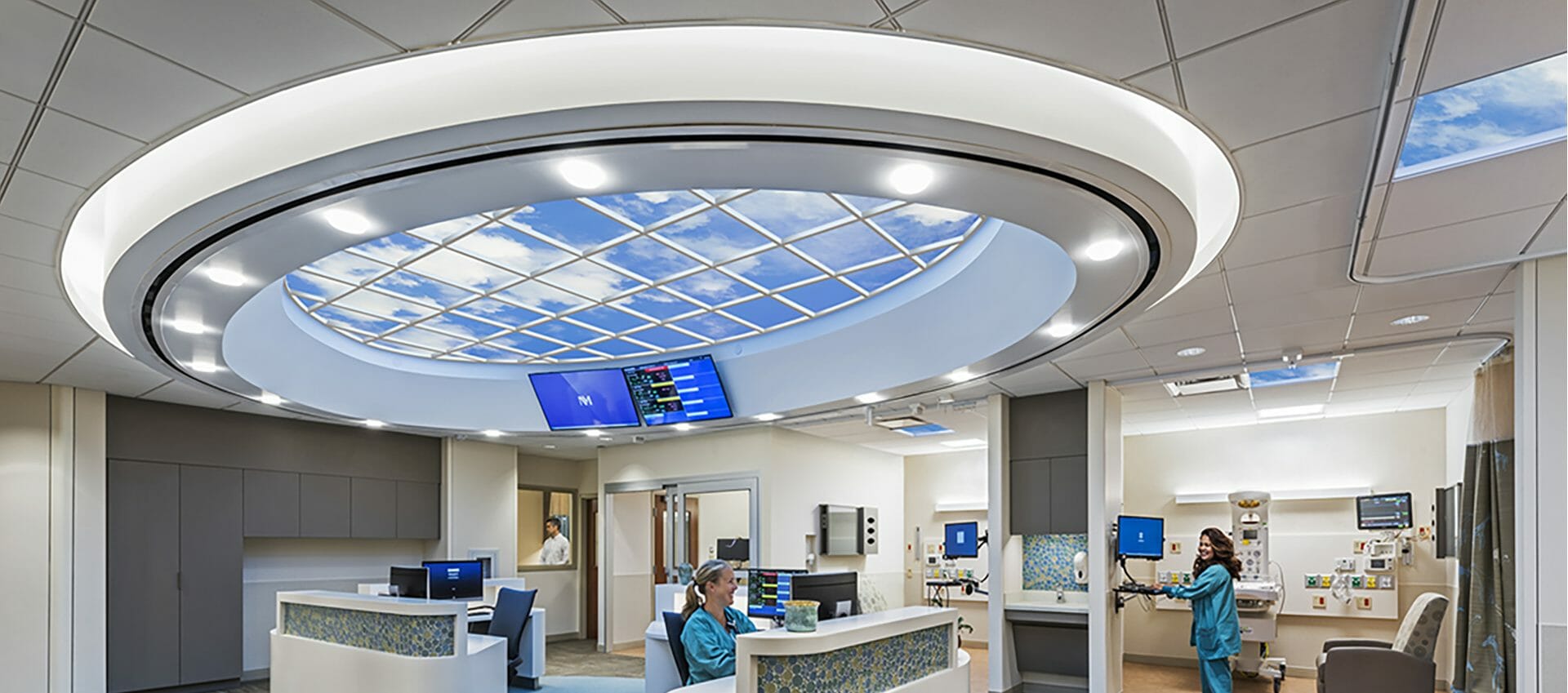 Sky Factory Installation - NewLife Maternity Center, Delnor Hospital