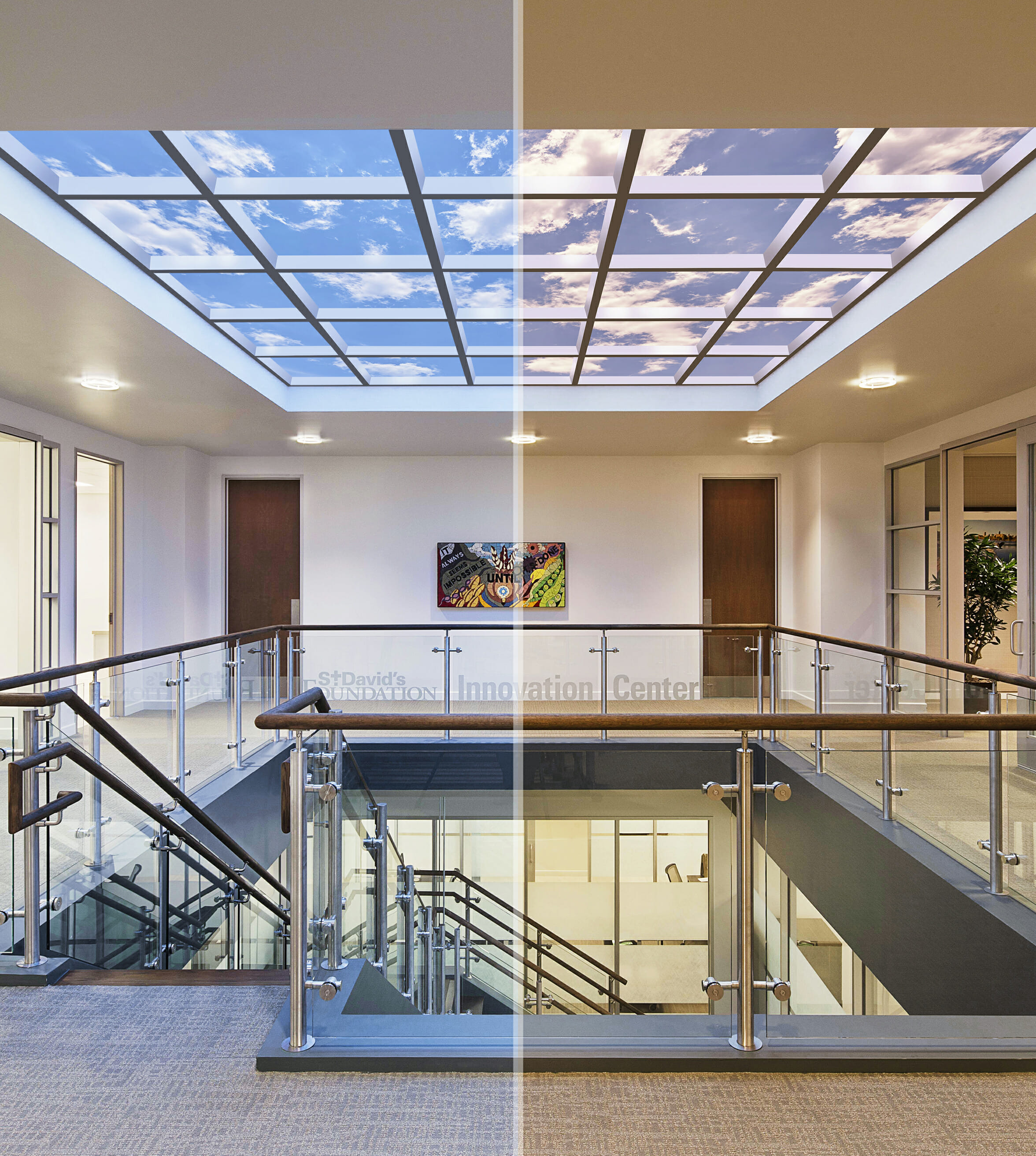 IRIS Tunable SkyCeilings - Sky Ceiling Supports Circadian Rhythm-