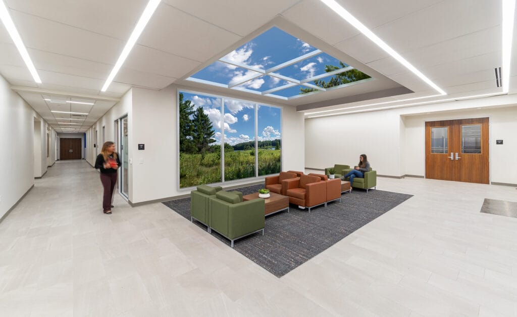 OpenView Luminous Virtual Window - Biophilic Art - Digital Window